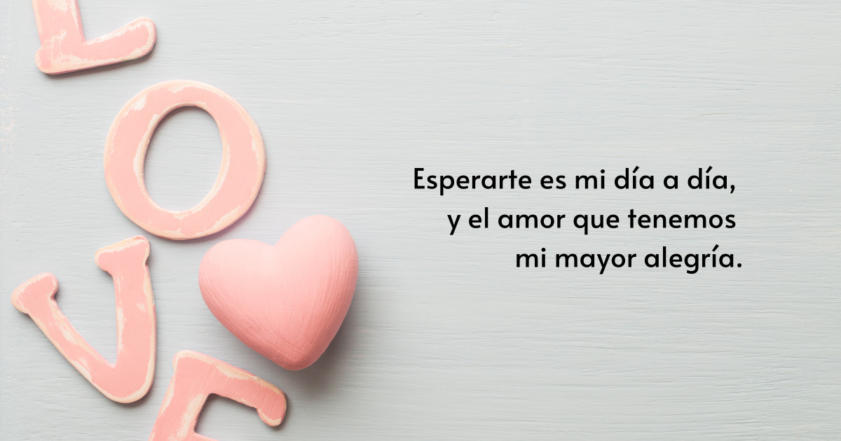 Esperarte es mi día a día... - Frases con Emoción