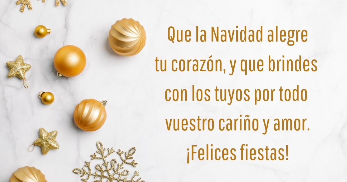 Que la Navidad alegre tu corazón... - Frases con Emoción